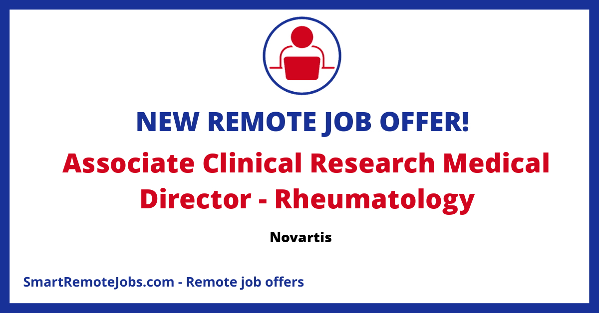 Associate Clinical Research Medical Director - Rheumatology - Novartis ...