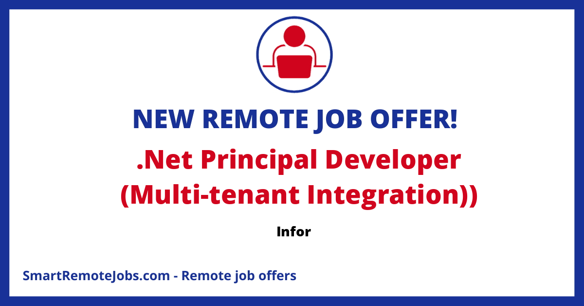 .Net Principal Developer (Multi-tenant Integration)) - Infor | Smart ...