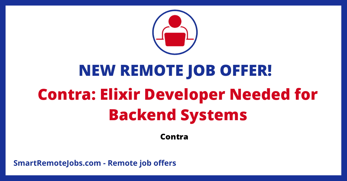 Contra: Elixir Developer Needed for Backend Systems - Contra | Smart ...