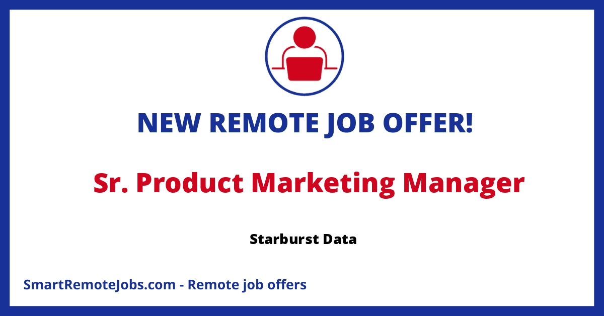 Sr. Product Marketing Manager | Smart Remote Jobs