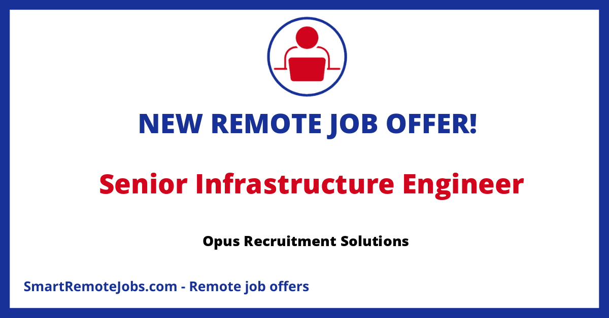 Senior Infrastructure Engineer - Opus Recruitment Solutions | Smart ...