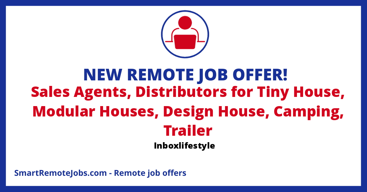 Sales Agents, Distributors for Tiny House, Modular Houses, Design House ...