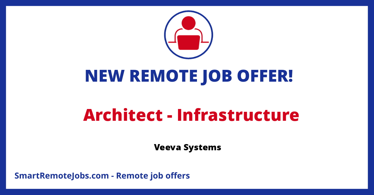 Architect - Infrastructure - Veeva Systems | Smart Remote Jobs